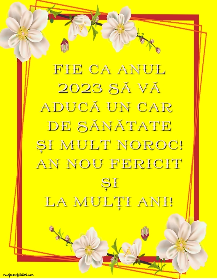 Felicitari de Anul Nou: 1 Ianuarie - mesajeurarifelicitari.com