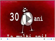 Felicitari muzicale pentru varsta de 30 ani - mesajeurarifelicitari.com
